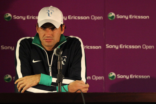 Roger Federer : Sony Ericsson 2009......2nd round.