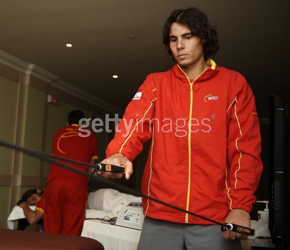 Rafa Nadal ready for Spain's Davis Cup tie vs. Serbia ^0^