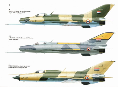 Arab MiG-19 and MiG-21 Units In Combat