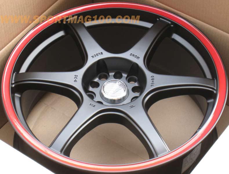 แม็กส่งออกTenzo-Rดำริมแดง-18นิ้ว