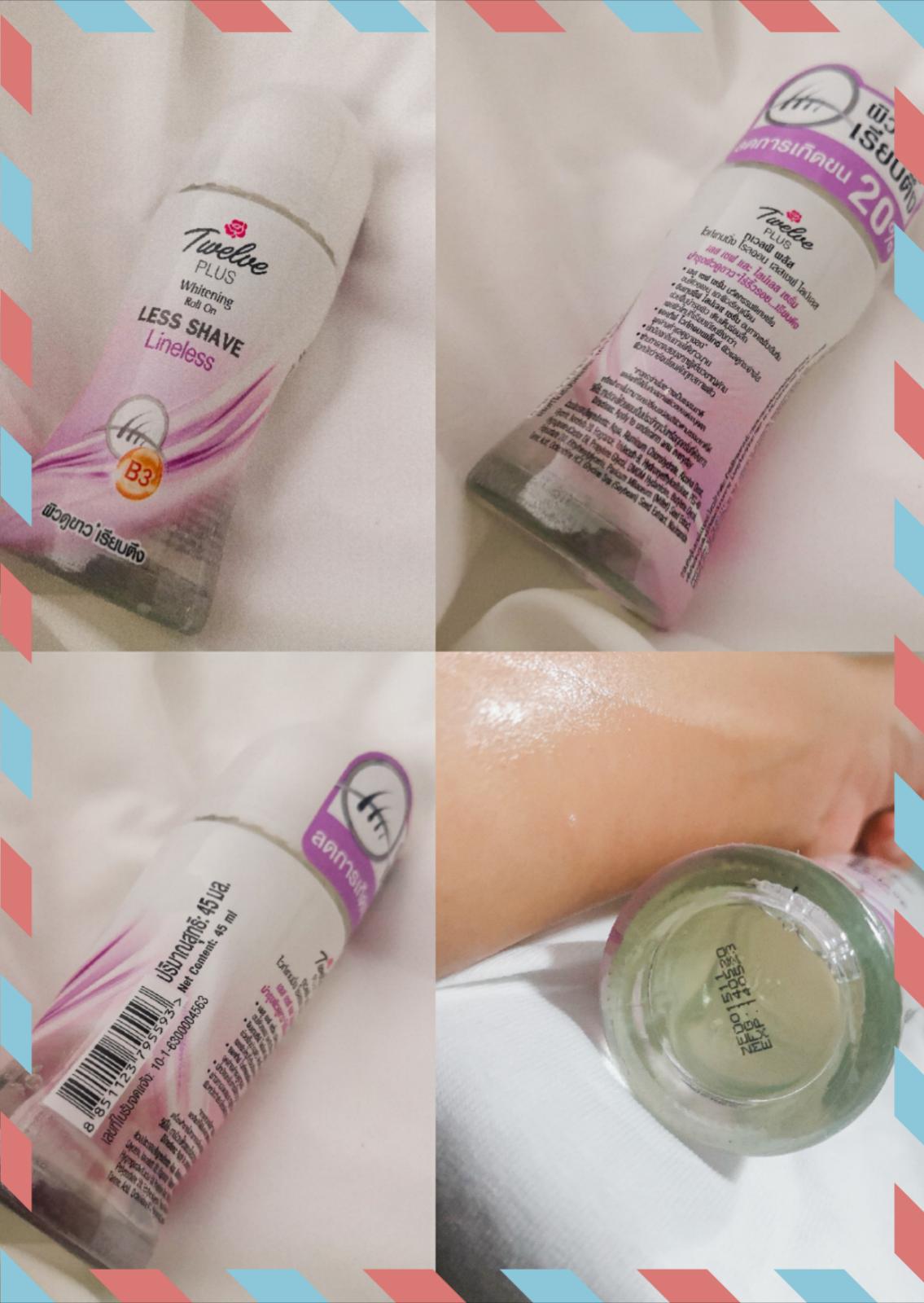 Twelve Plus Whitening Roll On - LESS SHAVE Lineless