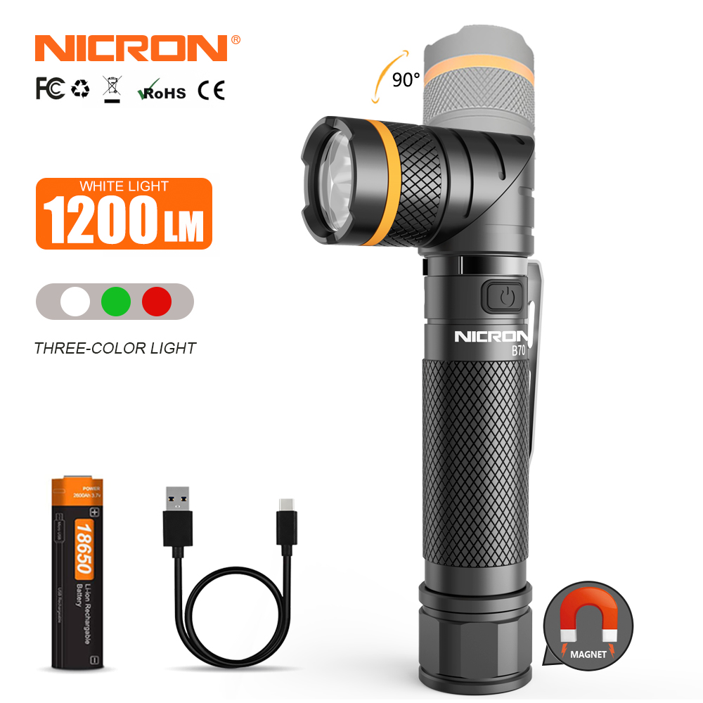 5 รุ่น NICRON LIGHT ไฟฉายแรงสูง เดินป่า ยอดนิยม