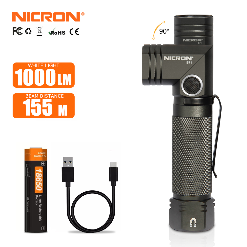5 รุ่น NICRON LIGHT ไฟฉายแรงสูง เดินป่า ยอดนิยม