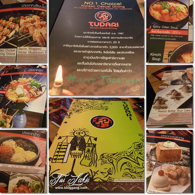 Bloggang.com : Tui Laksi : ♨ TUDARI Korean Casual Dining @ Central ...