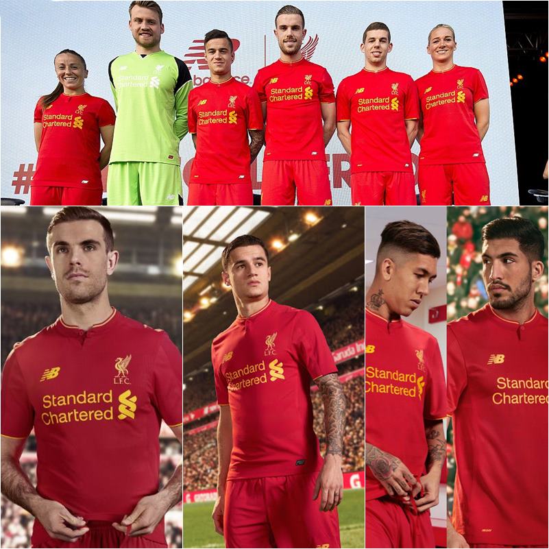 สโมสรลิเวอร์พูล เปิดตัวชุดแข่งเหย้าฤดูกาล 2016/17 : Liverpool 2016/17 ...