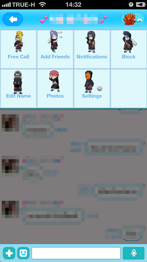 "Naruto" 2 version Theme line for Iphone