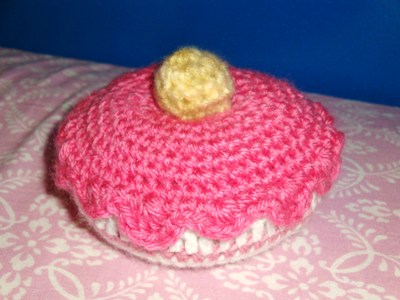 Crochet: Mini cakes.