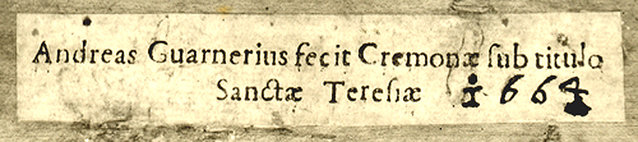 Andrea Guarneri label