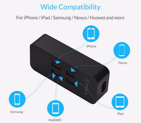 รีวิว Orico DVC 4u 4port USB destkop charger เหมาะวางบนโต๊ะทำงาน