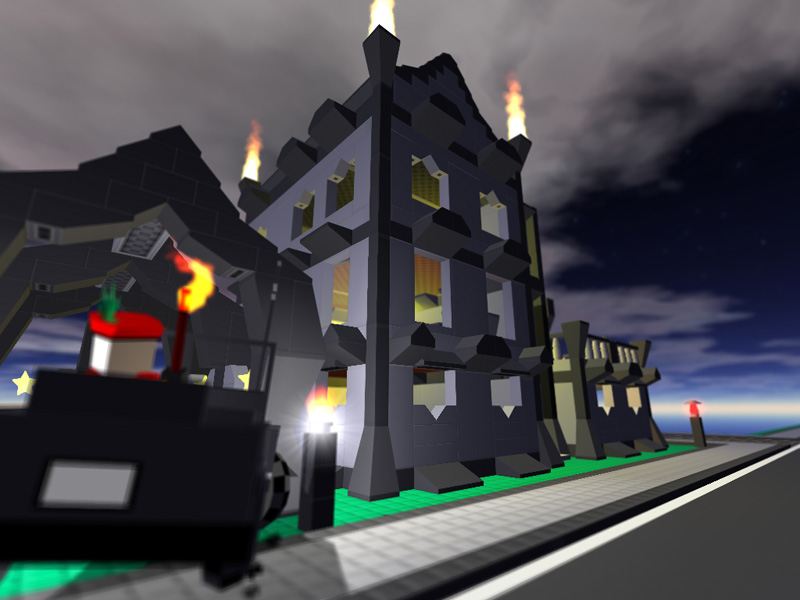 โปรแกรมเกมต่อบล็อกให้เป็นีรูปทรงต่างๆ (Blockland)