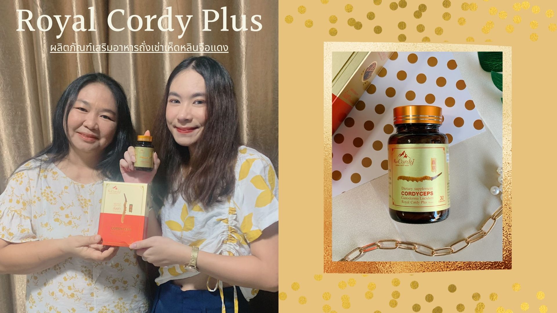 ส่งมอบสุขภาพที่ดีด้วย "ถั่งเช่าแท้ Royal Cordy Plus" เป็นของขวัญสุด ...