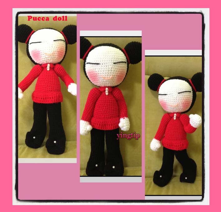 ตุ๊กตาไหมพรม Pucca Doll
