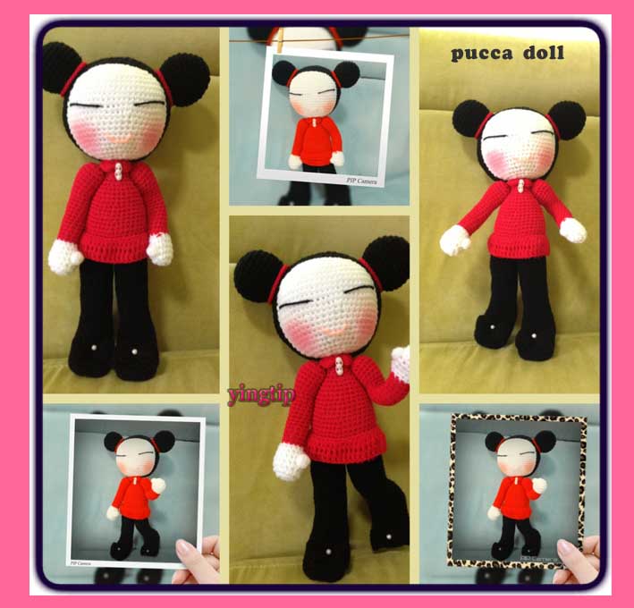 ตุ๊กตาไหมพรม Pucca Doll